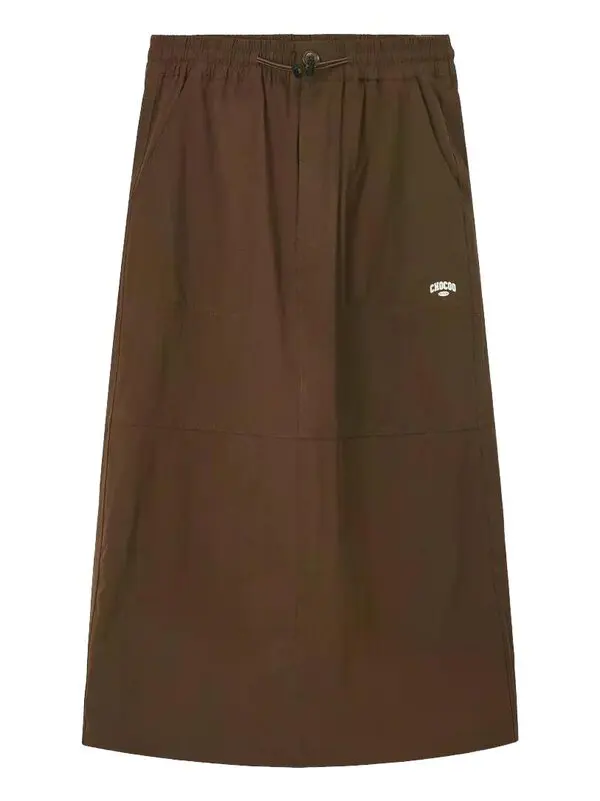 CHOCOOLATE Elasticated-waistband Skirt - Brown