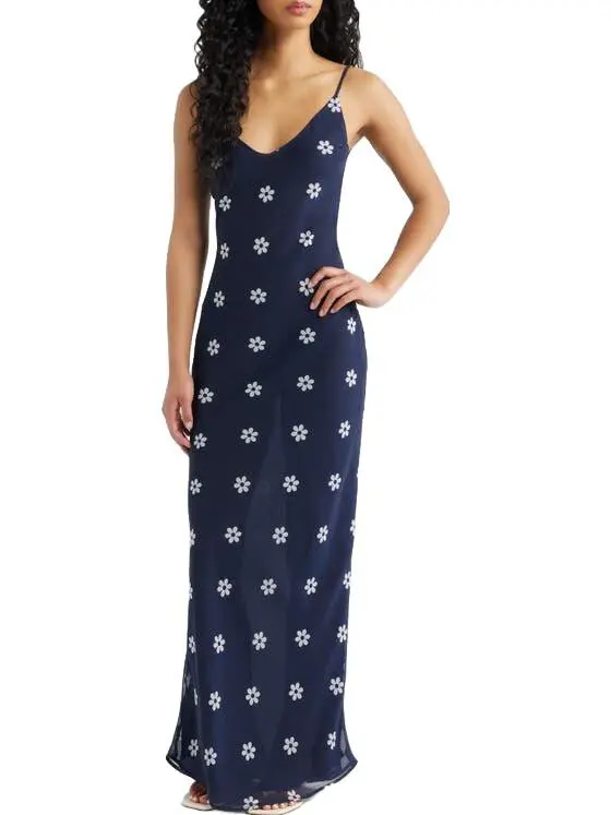 BELLA VENICE Floral Maxi Slipdress - Flower