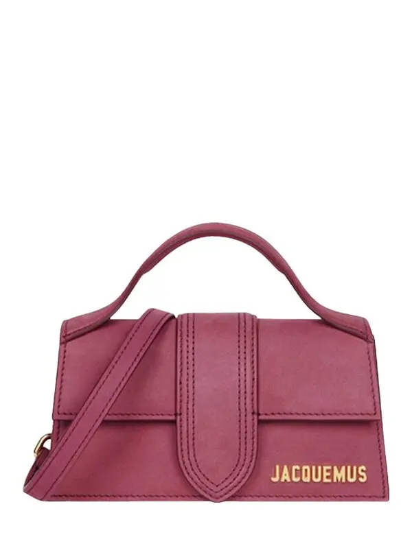 Jacquemus Le Bambino Mini Flap Bag - Burgundy