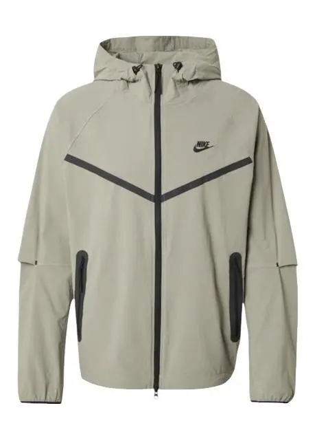 Nike Tech Woven Full Zip Hooded Jacket - Green