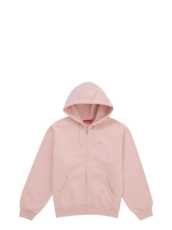 Supreme Small Box Zip Up Sweatshirt - Light Pink