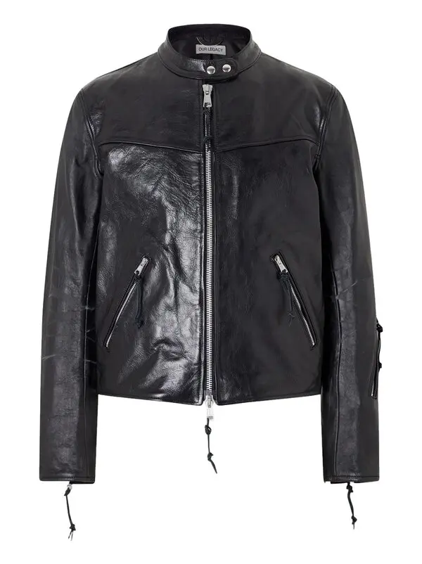 Our Legacy Yurei Leather Jacket - Black