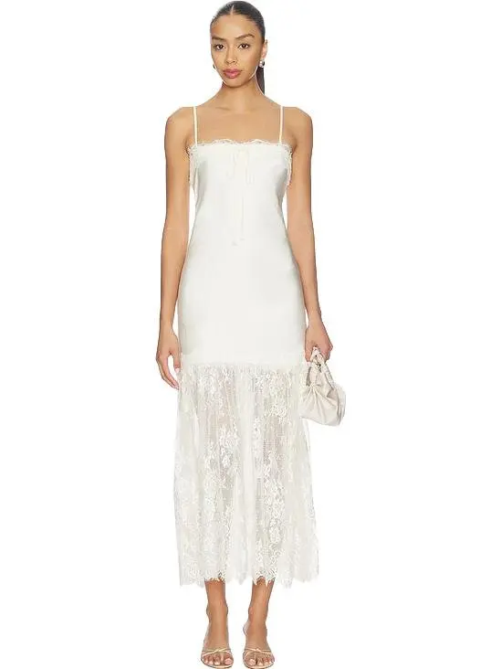 Heartloom Peche Dress - Ivory