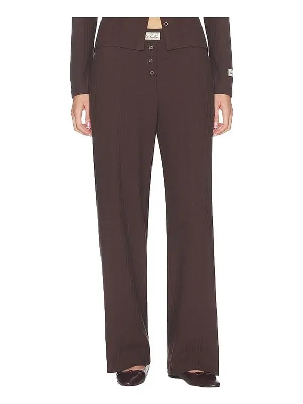 4TH & RECKLESS Zoey Trousers - Chocolate