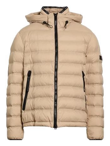 Peuterey Quilted Hooded Down Jacket - Sand