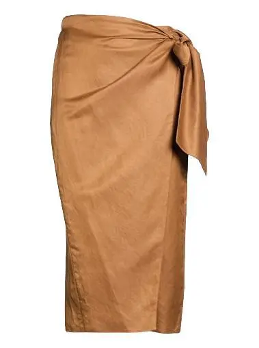 Max Mara Midi Wrap Skirt - Beige