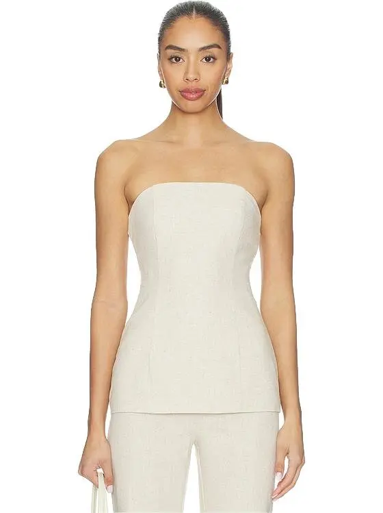 ALL THE WAYS Kenna Strapless Top - Ivory