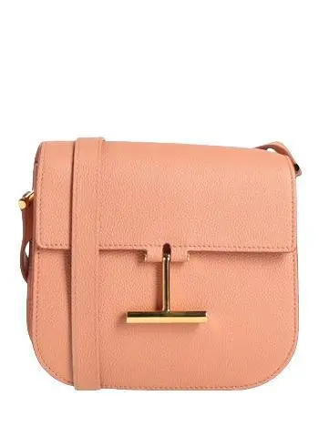 TOM FORD Leather Cross-body Flap Bag - Salmon Pink