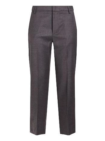 DONDUP Tapered Virgin Wool-blend Pants - Grey