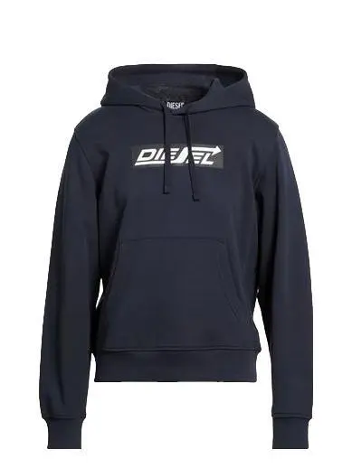 DIESEL® Cotton Elastane Hooded Sweatshirt - Midnight Blue