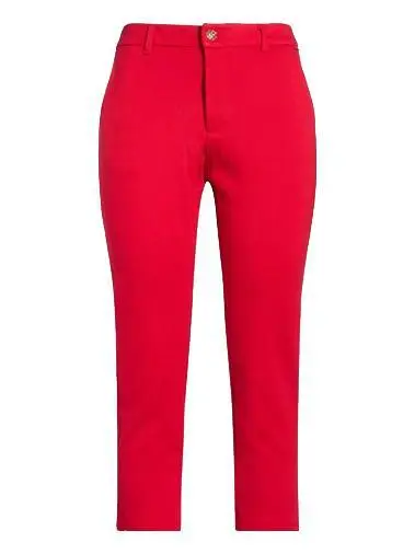 LIU •JO Straight-leg Pants With Logo - Red