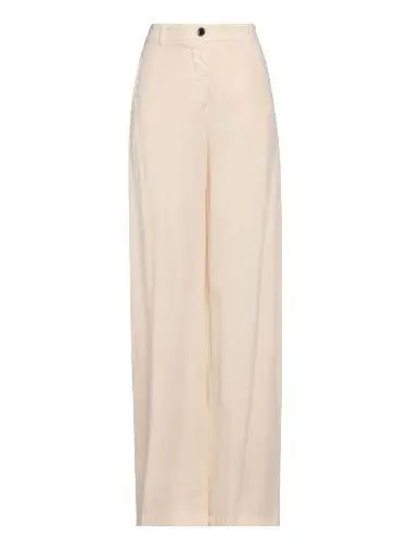 Pinko Wide-leg High-waisted Pants - White