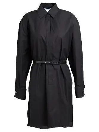 Max Mara Mini Cotton Shirt Dress - Black