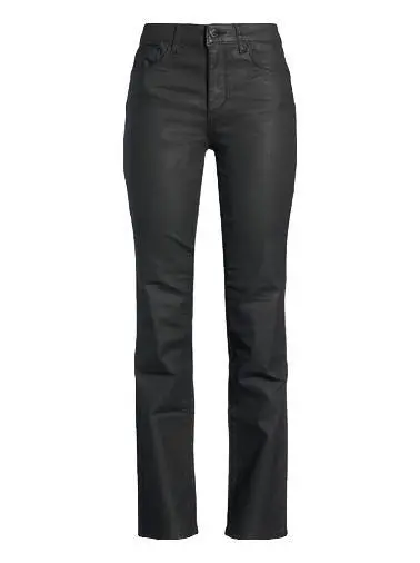 REBEL QUEEN BY LIU •JO Boot-cut Jeans - Black