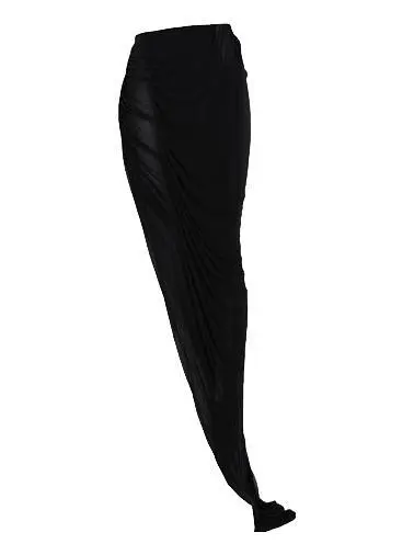 Rick Owens Maxi Skirt Viscose - Black