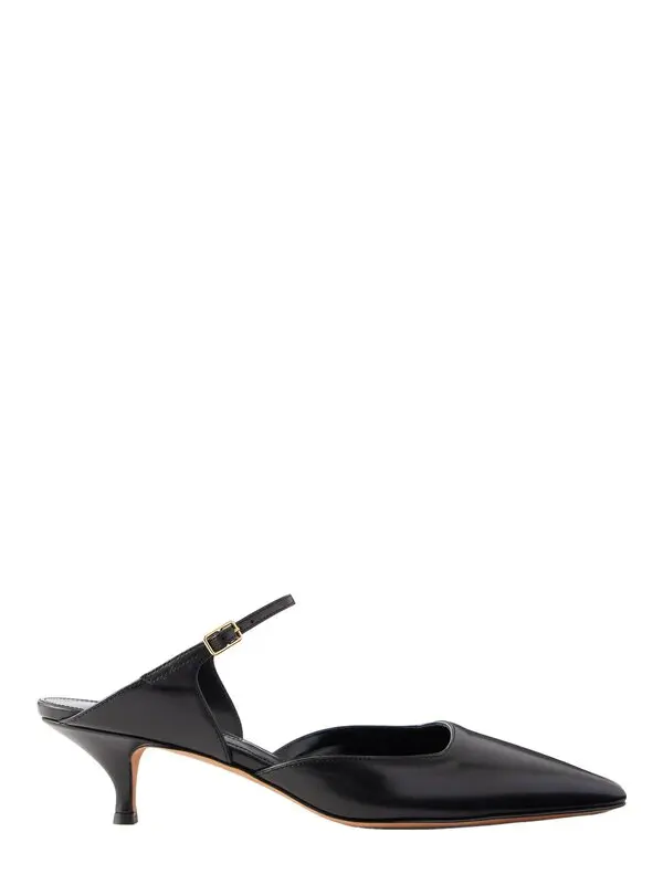 EMME PARSONS Isabel Leather Pumps - Black
