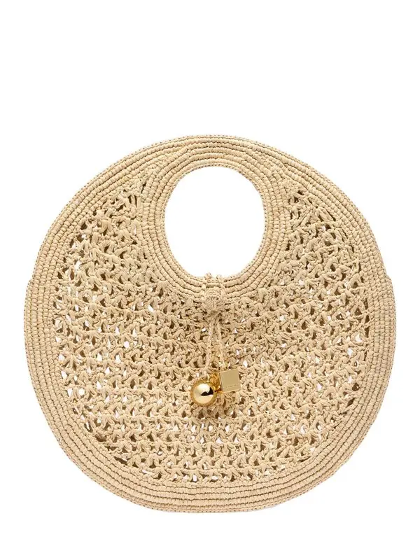 Jacquemus Le Petit Rond Beach Bag - Beige