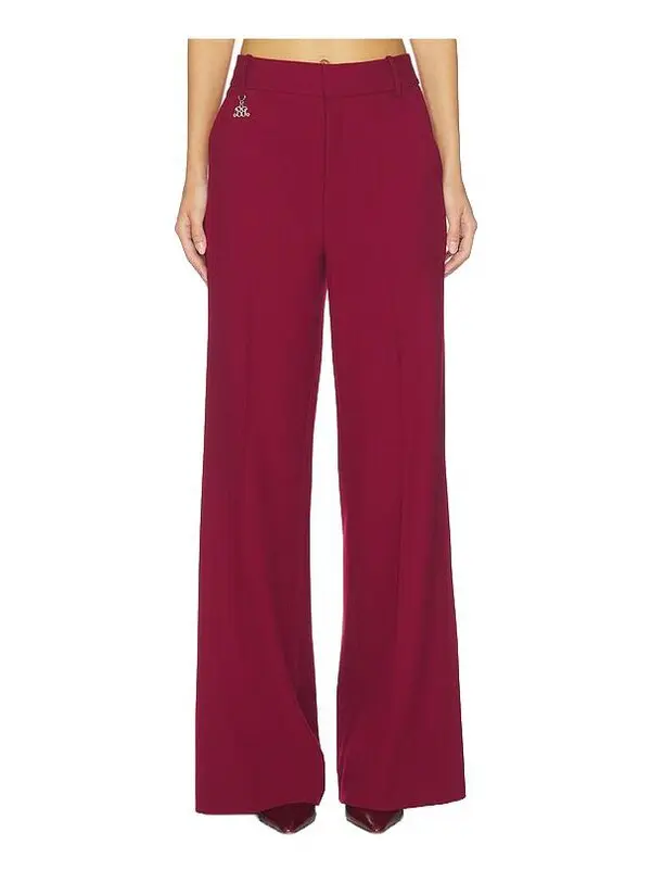 GESTUZ X Barbie Babara High Waist Pants - Red