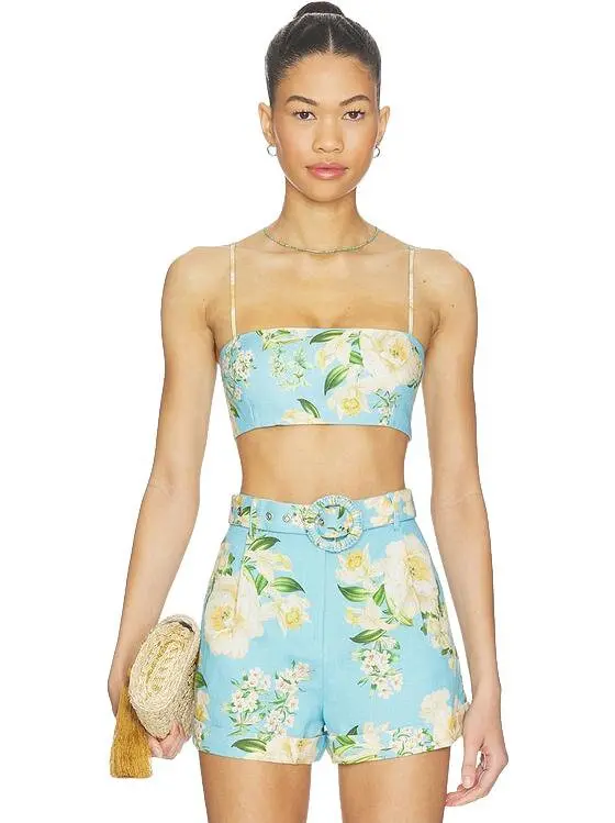 Hemant & Nandita Bandeau Top - Blue