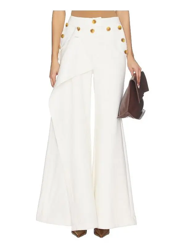 Monse Cascade Sailor Tailored Trousers - Ivory