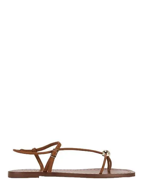 LOEFFLER RANDALL Lara Strappy Flat Sandal - Brown