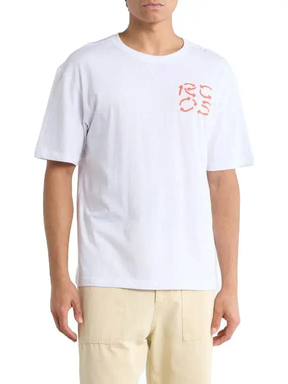 RC OUTDOOR SUPPLY Graphic Cotton T-shirt - White