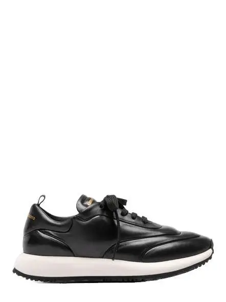 Officine Creative Solstice 101 Leather Running Sneakers - Black