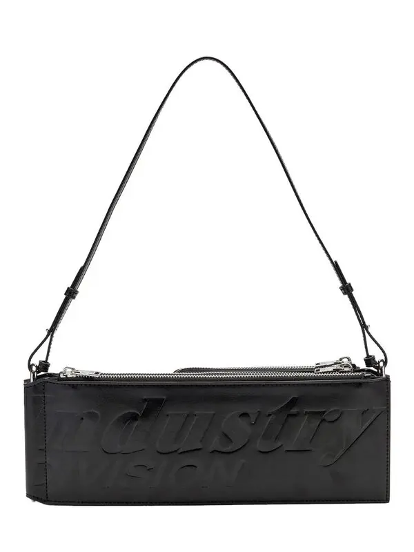DIESEL® Flag-d-modular Logo Embossed Shoulder Bag - Black