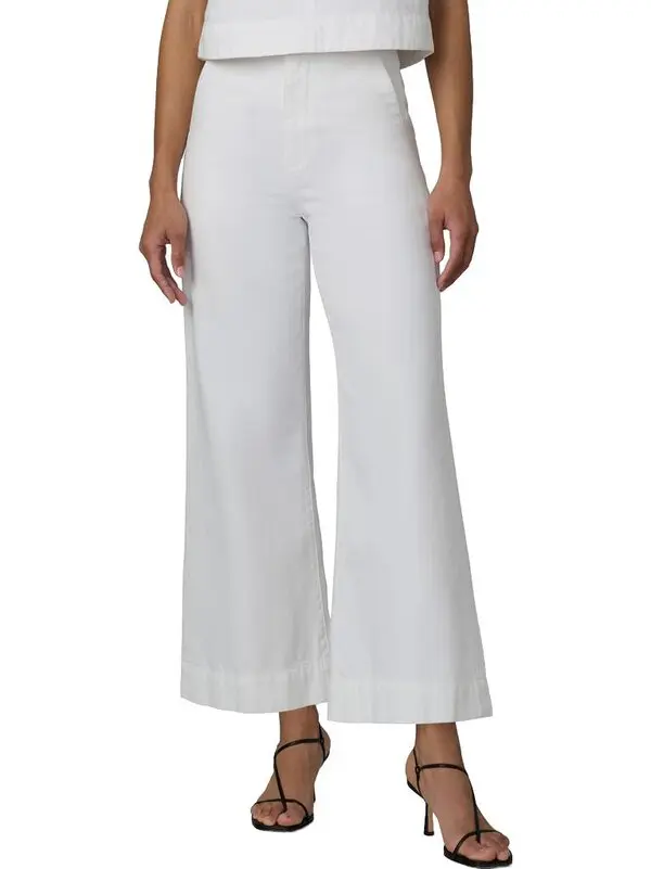 Joe's Jeans High Waist Ankle Flare Jeans - White
