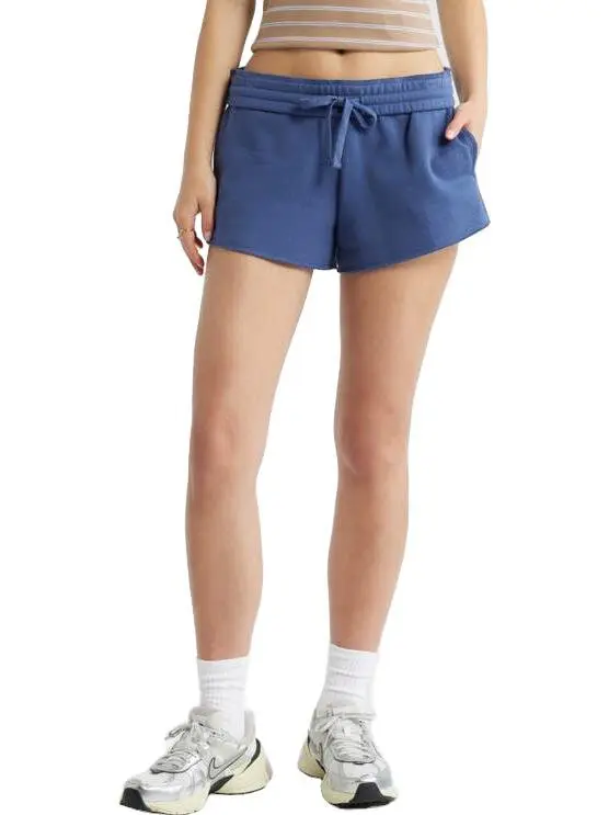 Bp. Fleece Mini Sweat Shorts - Blue Indigo