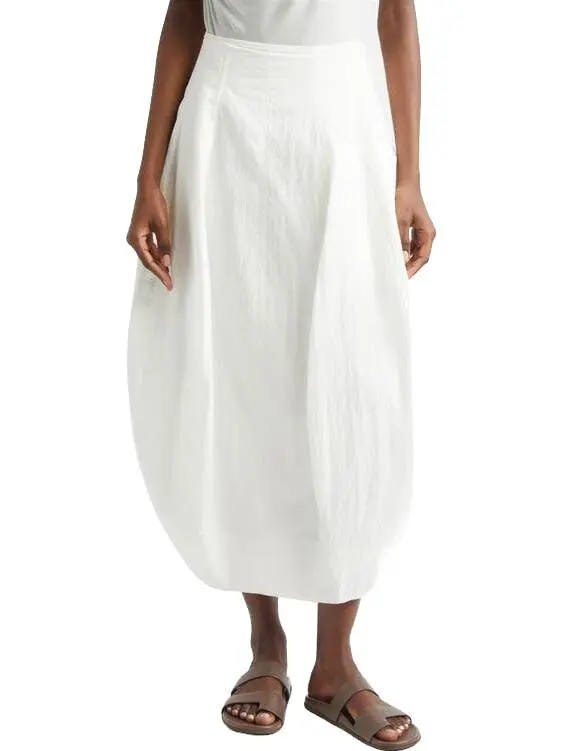 A.L.C. Veda Cotton Blend Bubble Skirt - Bone China