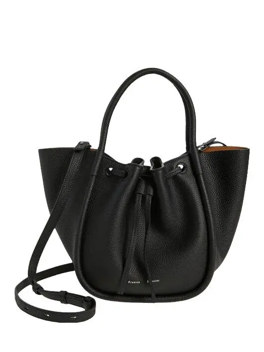 Proenza Schouler Small Ruched Grain Tote - Black