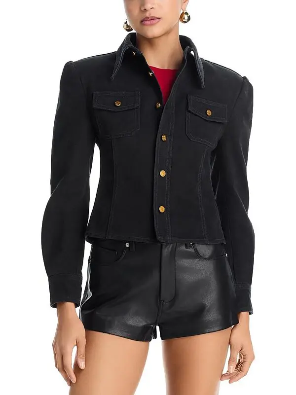 WILLY CHAVARRIA Denim Chavela Shirt - Black