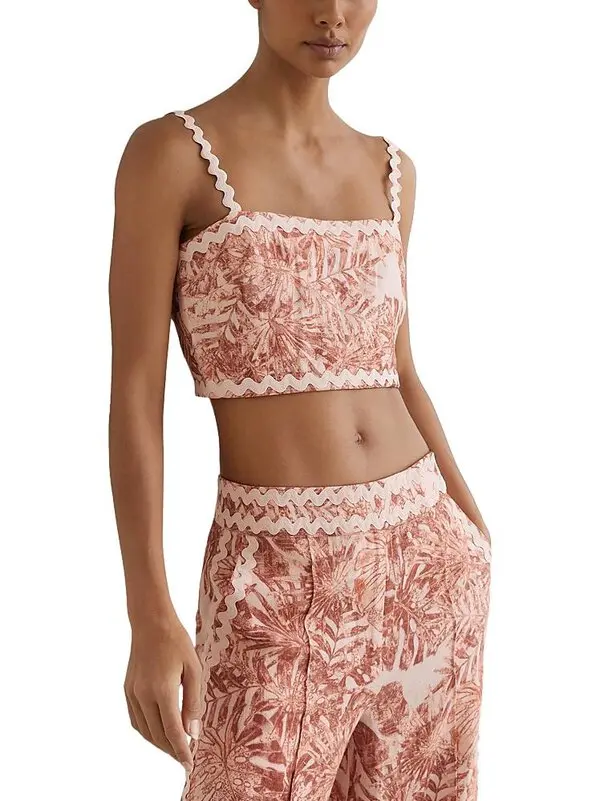 REISS Mila Top - Pale Pink
