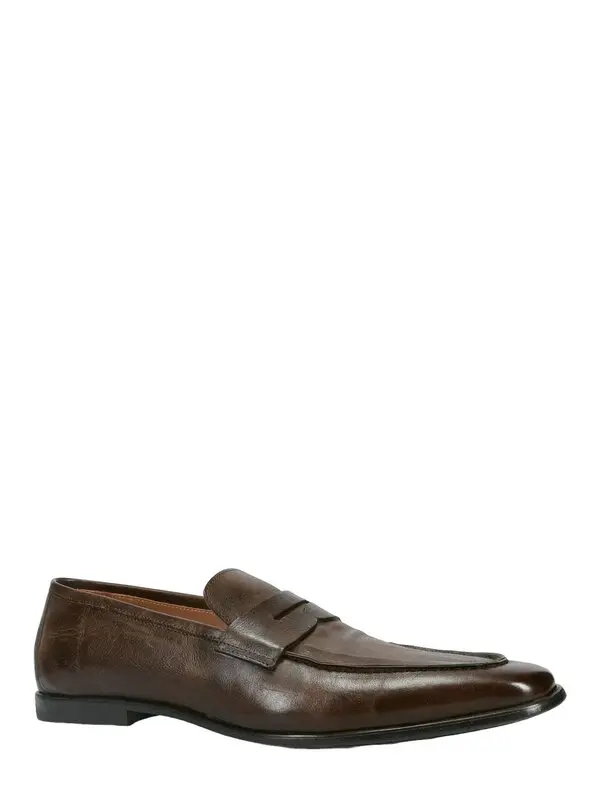 Ron White Paul Weatherproof Penny Loafer - Chocolate