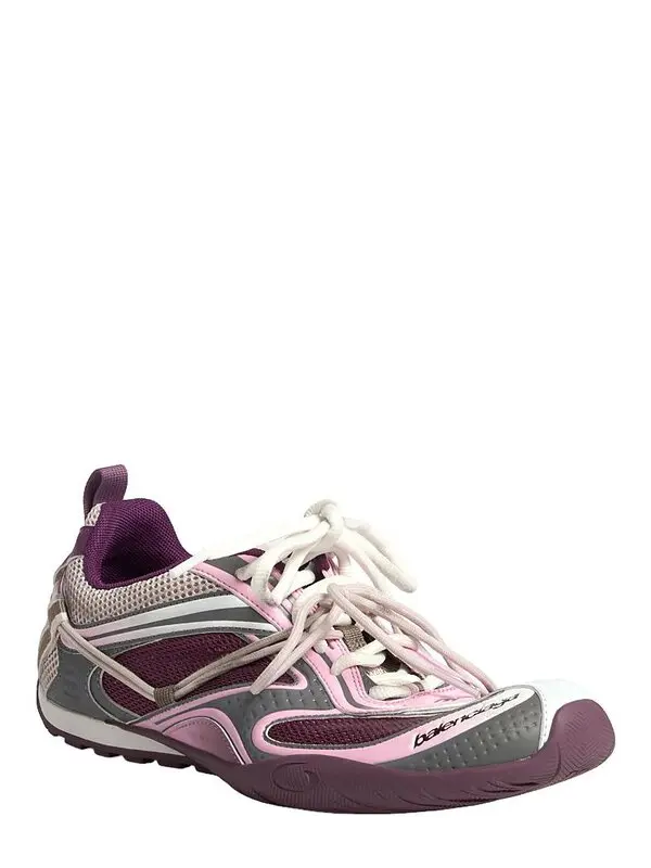 Balenciaga Radar Gradient Lines Sneakers - Prune