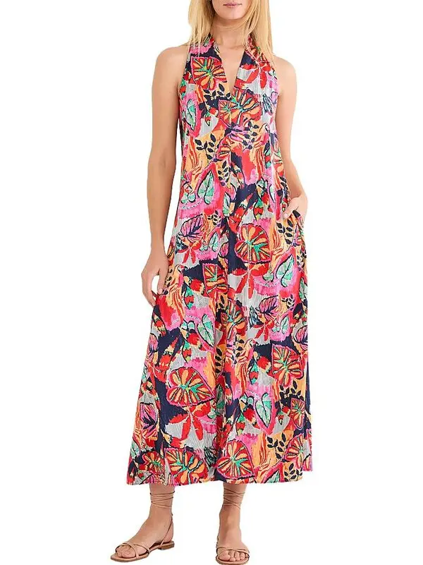 NIC+ZOE Kauai Garden Lorin Dress - Red Multi