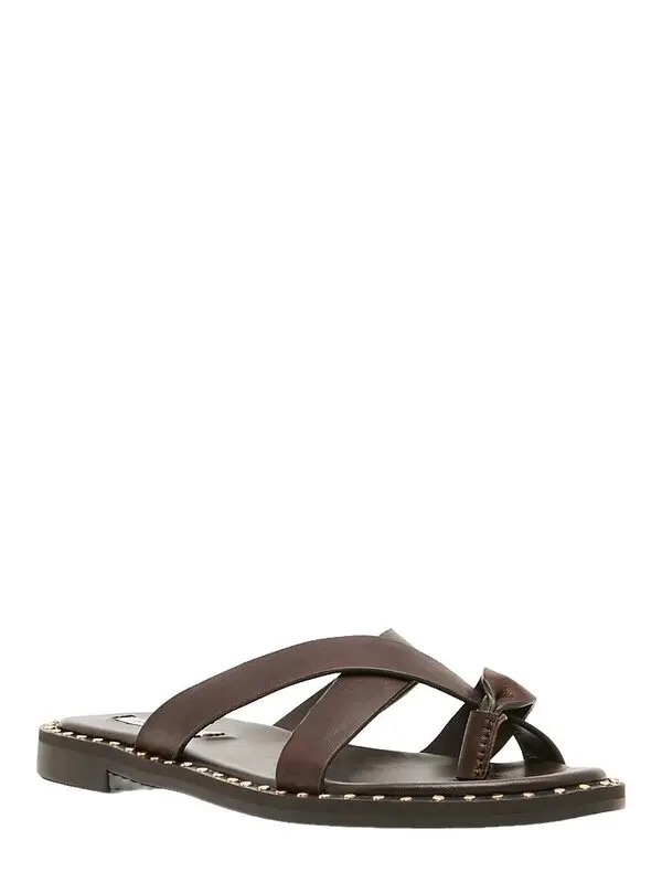 Steve Madden Brutus Sandals - Brown Leather