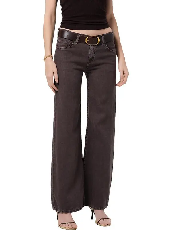 Citizens Of Humanity Nora Linen Trousers - Charcoal