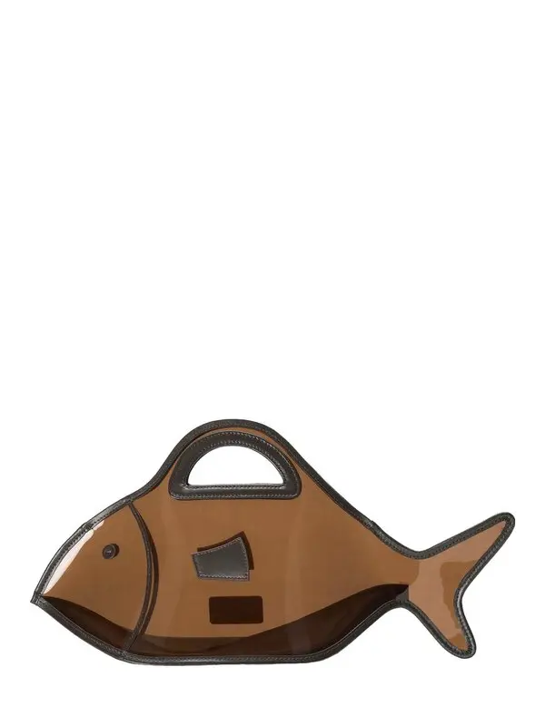 Staud Cleo Fish Clutch - Espresso