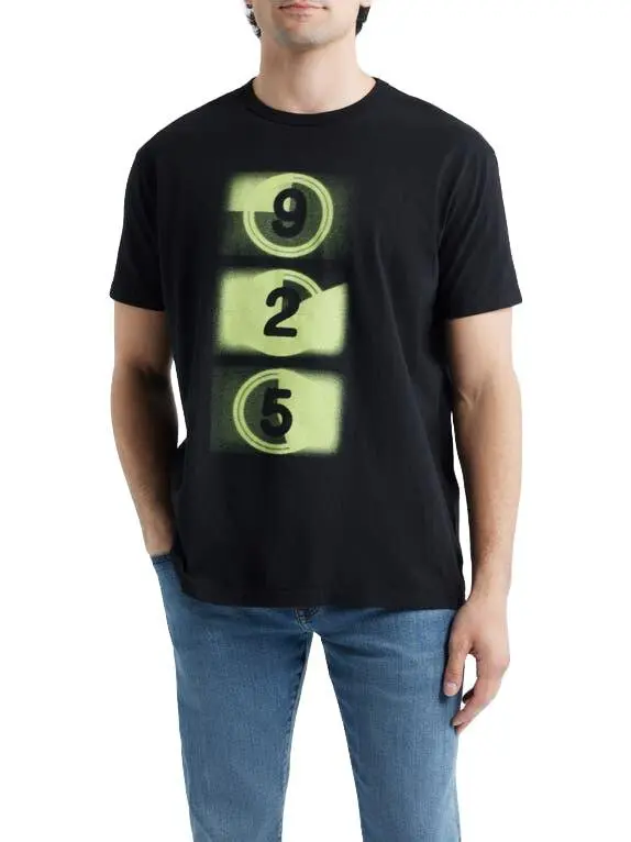 925 ORIGINALS Showtime Graphic T-shirt - Black