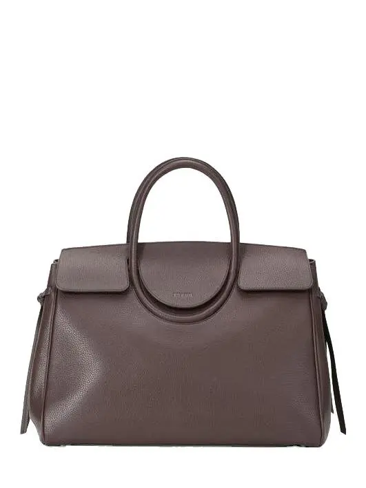 Staud Maude Carryall Leather Tote - Espresso