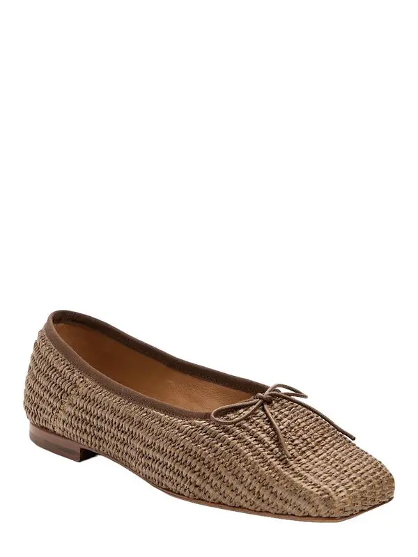 MANSUR GAVRIEL Woven Ballerina Flats - Anise