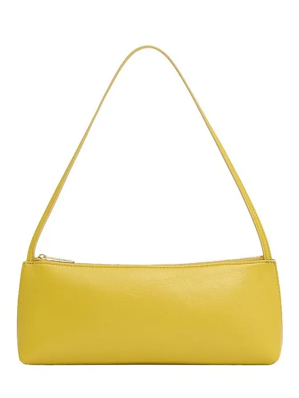 MANSUR GAVRIEL Gaia Leather Baguette Shoulder Bag - Citrus