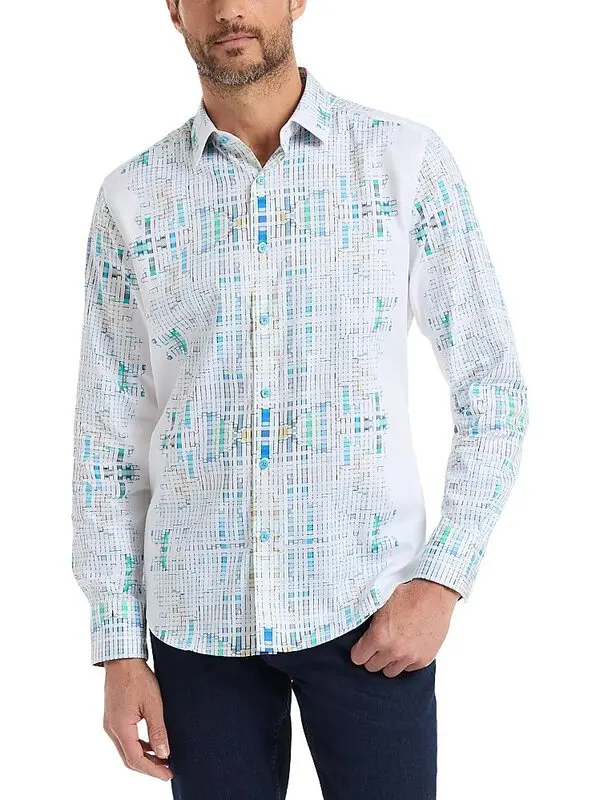Robert Graham Westhorpe Box Pattern Woven Shirt - Multi