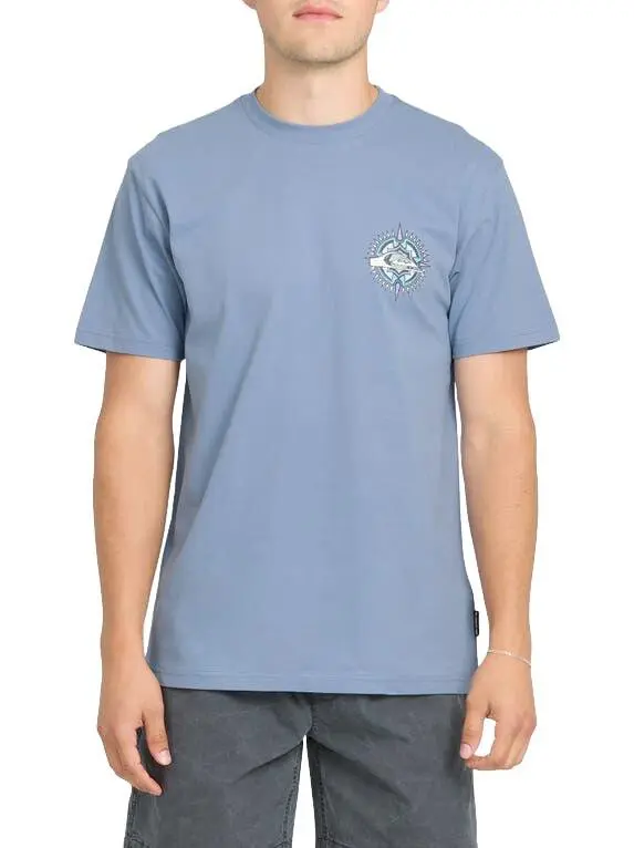 Quiksilver Shooting Star Short Sleeve Graphic T-shirt - Infinity