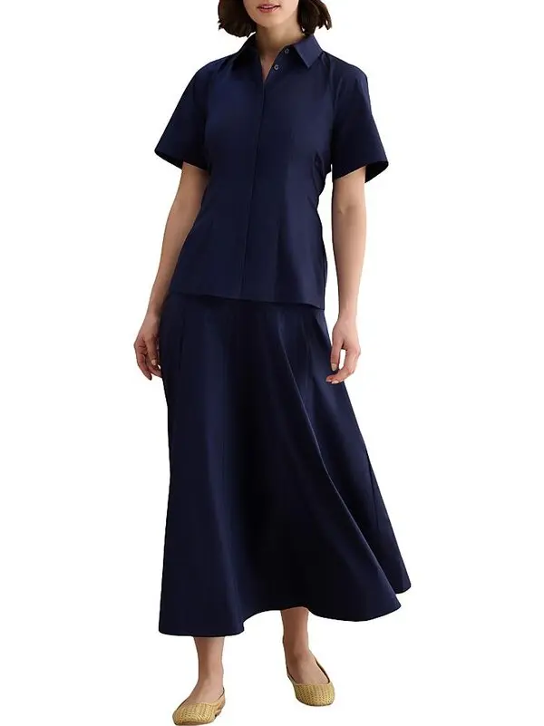 HOBBS LONDON Chatham Skirt - True Navy