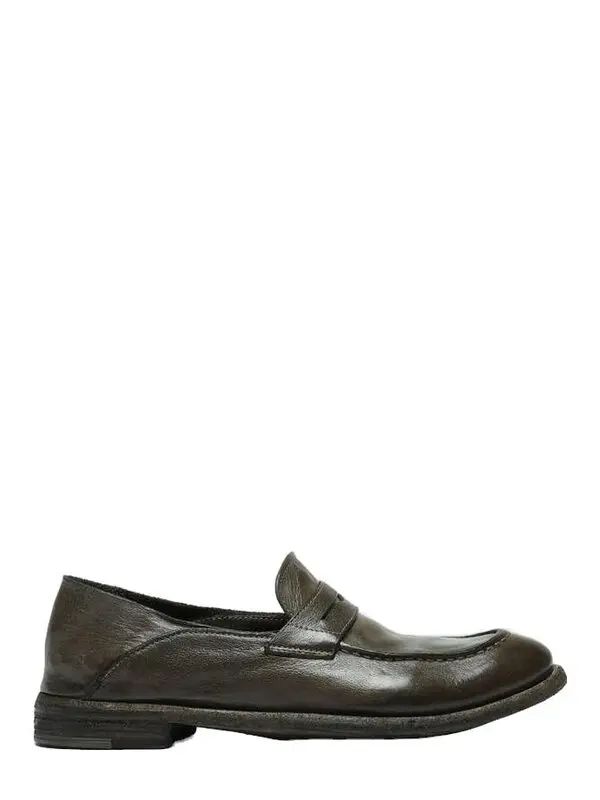 Officine Creative Lexikon 516 Leather Penny Loafers - Taupe