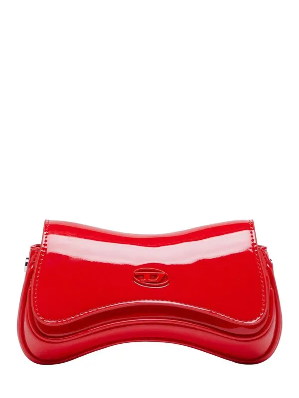 DIESEL® Patent Crossbody Bag - Red