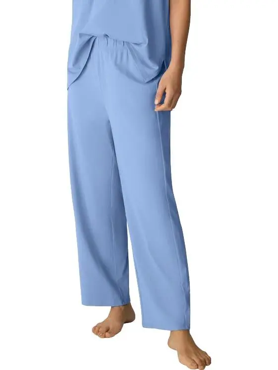 Eileen Fisher Pull-on Organic Cotton Ankle Pants - Skylight